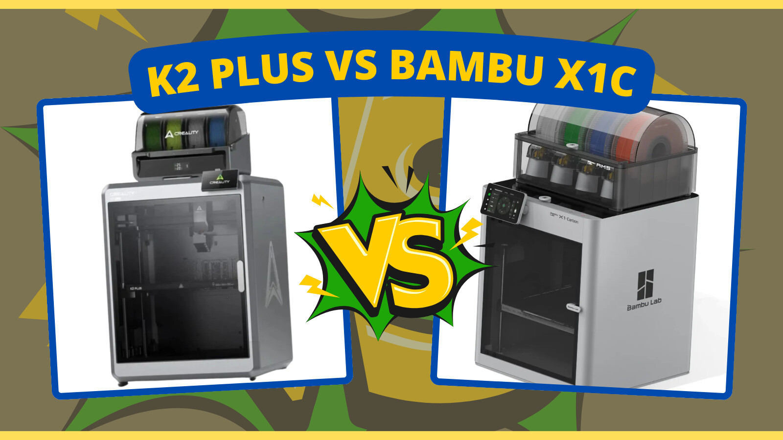 Creality K2 Plus Vs Bambu X1C: Comparativo Prático